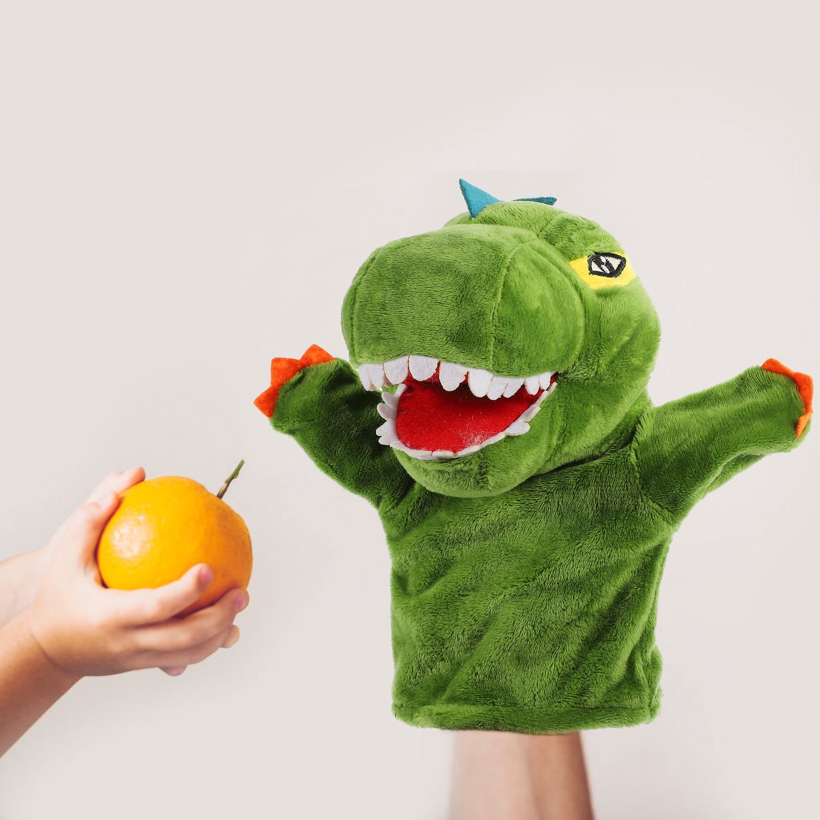 Worgeous Plush Dinosaur Hand Puppet Interactive Puppet Toy Interesting ...