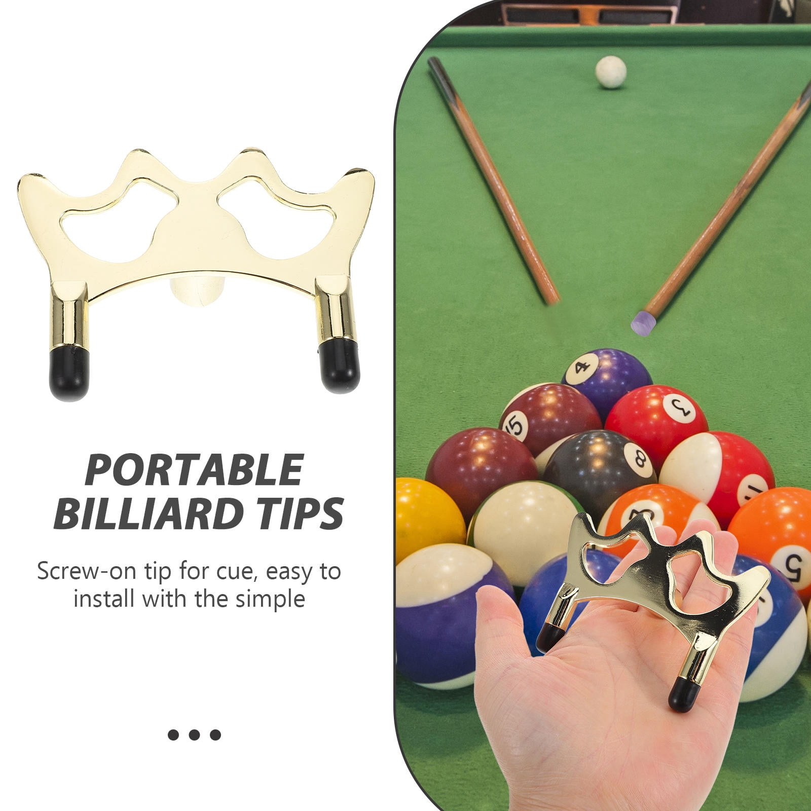 Worgeous Billiard Stick Bridge Copper Golden Enhanced Control Billiards ...