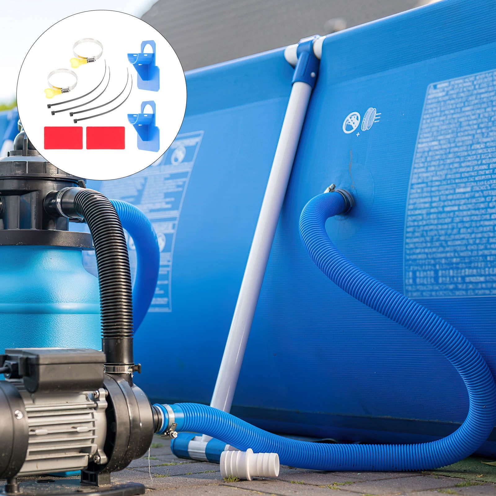 Worgeous Pool Hose Support 1Set Plastic For Above Ground Pools Prevent ...