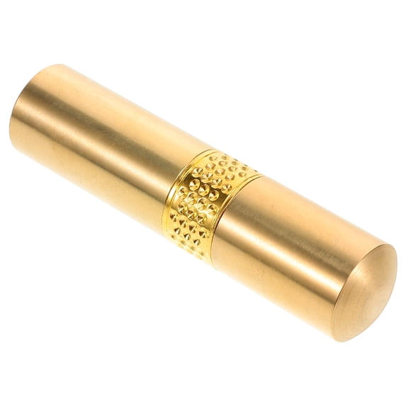 Portable Needle Case for Storage Golden Copper Needle Holder Tube for ...