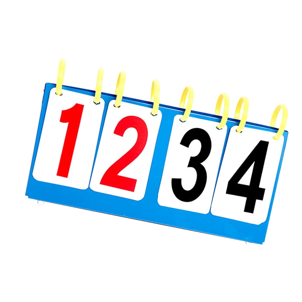 Worgeous Table Tennis Scoreboard 4- Portable Scoring Marker Red 1Set ...