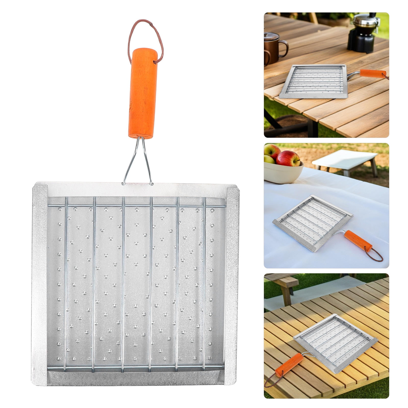 Worgeous Portable Camping Grilling Rack For Outdoor Cooking Foldable ...