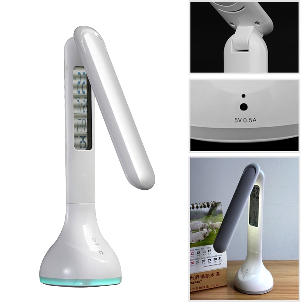 Worgeous Portable LED Desk Lamp Dimmable Bedside Table Lamp with ...
