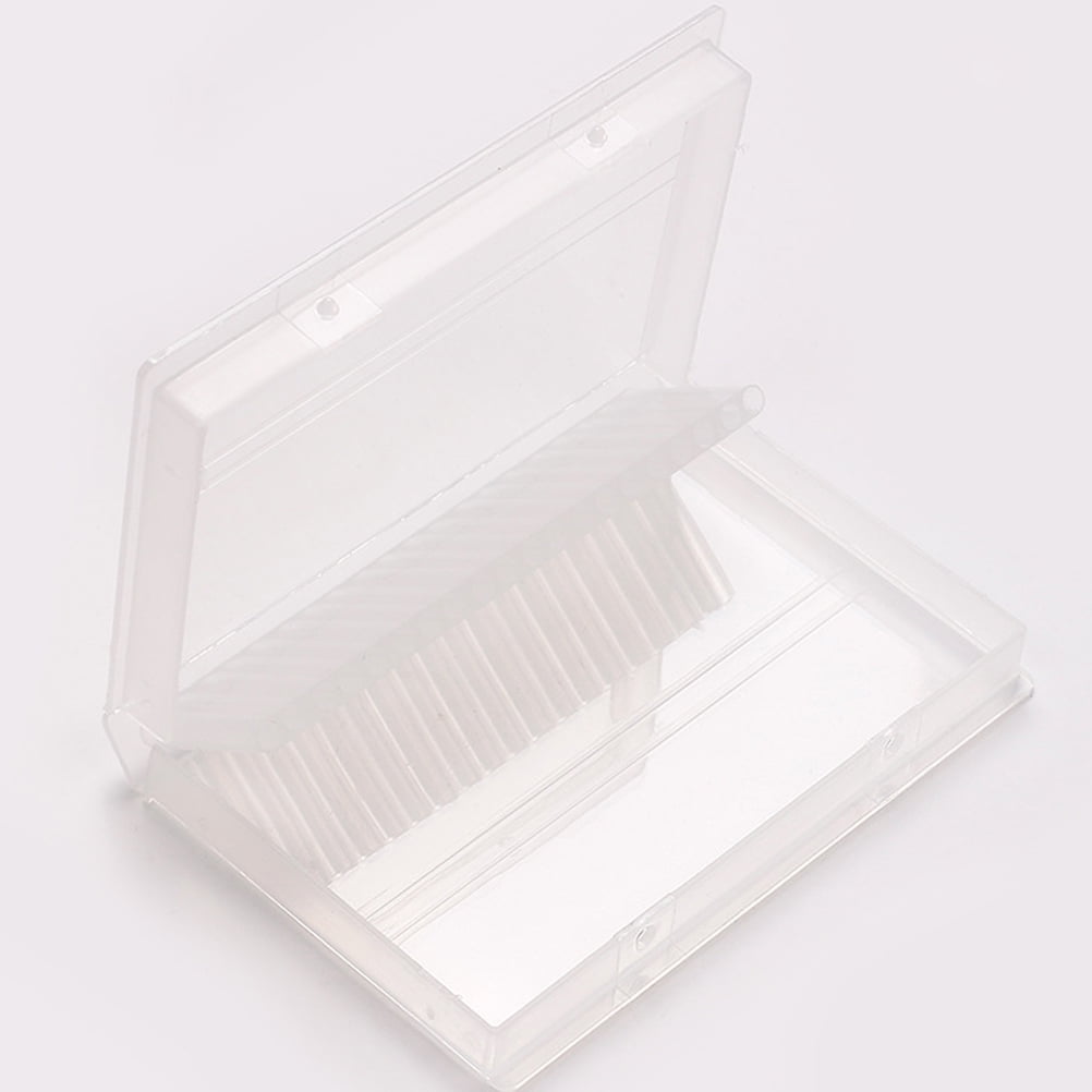 Worgeous Portable Transparent Plastic Nail Drill Bit Storage Box with ...