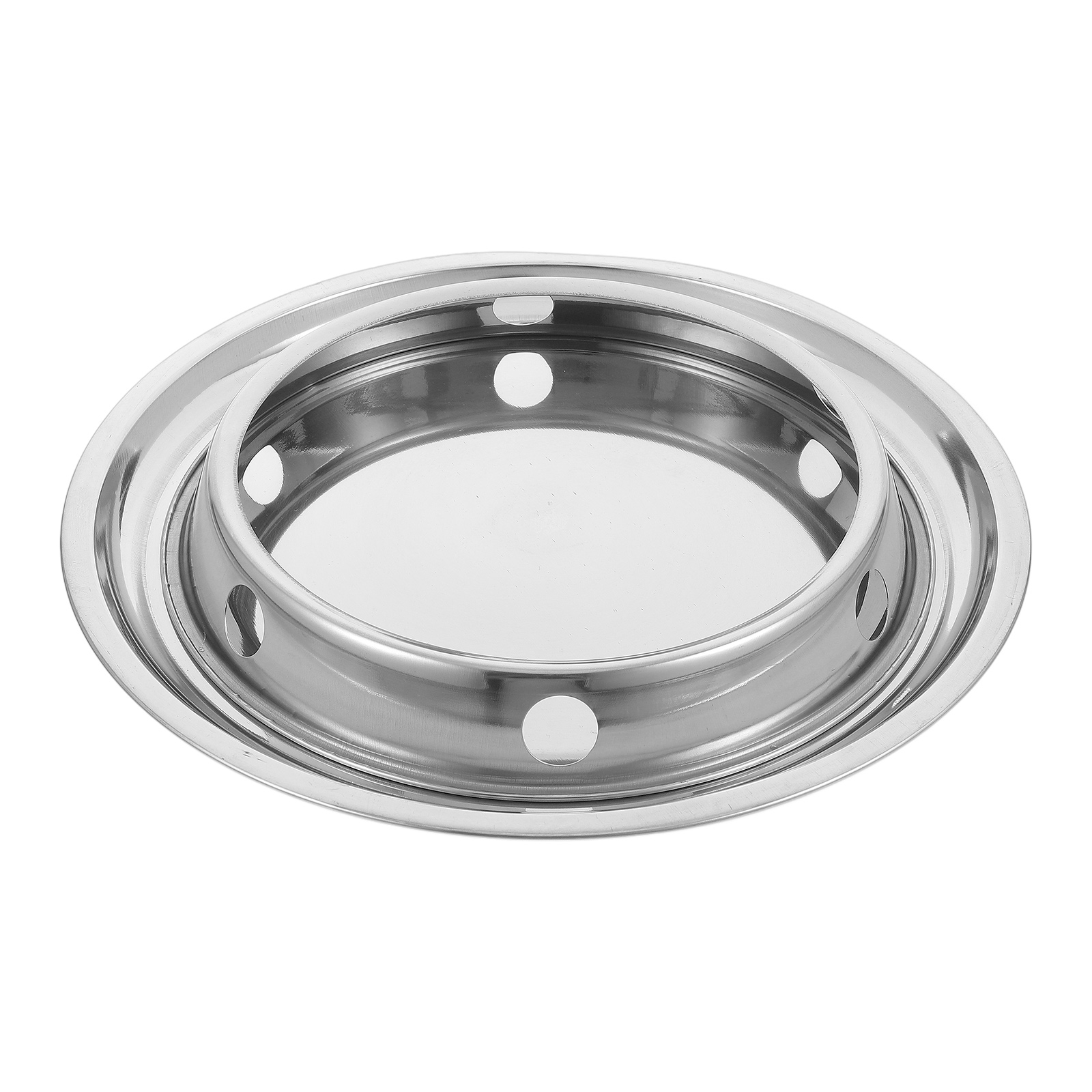 Worgeous Pot Stand Stainless Steel Wok Rack 26cm Countertop Pot Holder ...