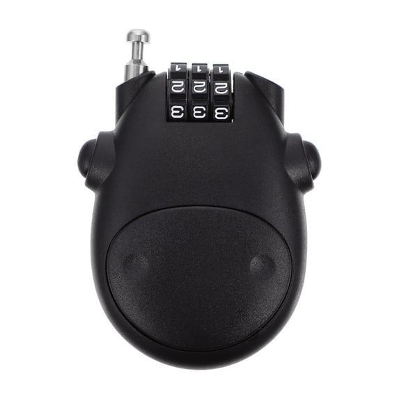 Raindrops Steel Wire Cable Lock Retractable Combination 1Pcs 3.1x2.2x1 ...