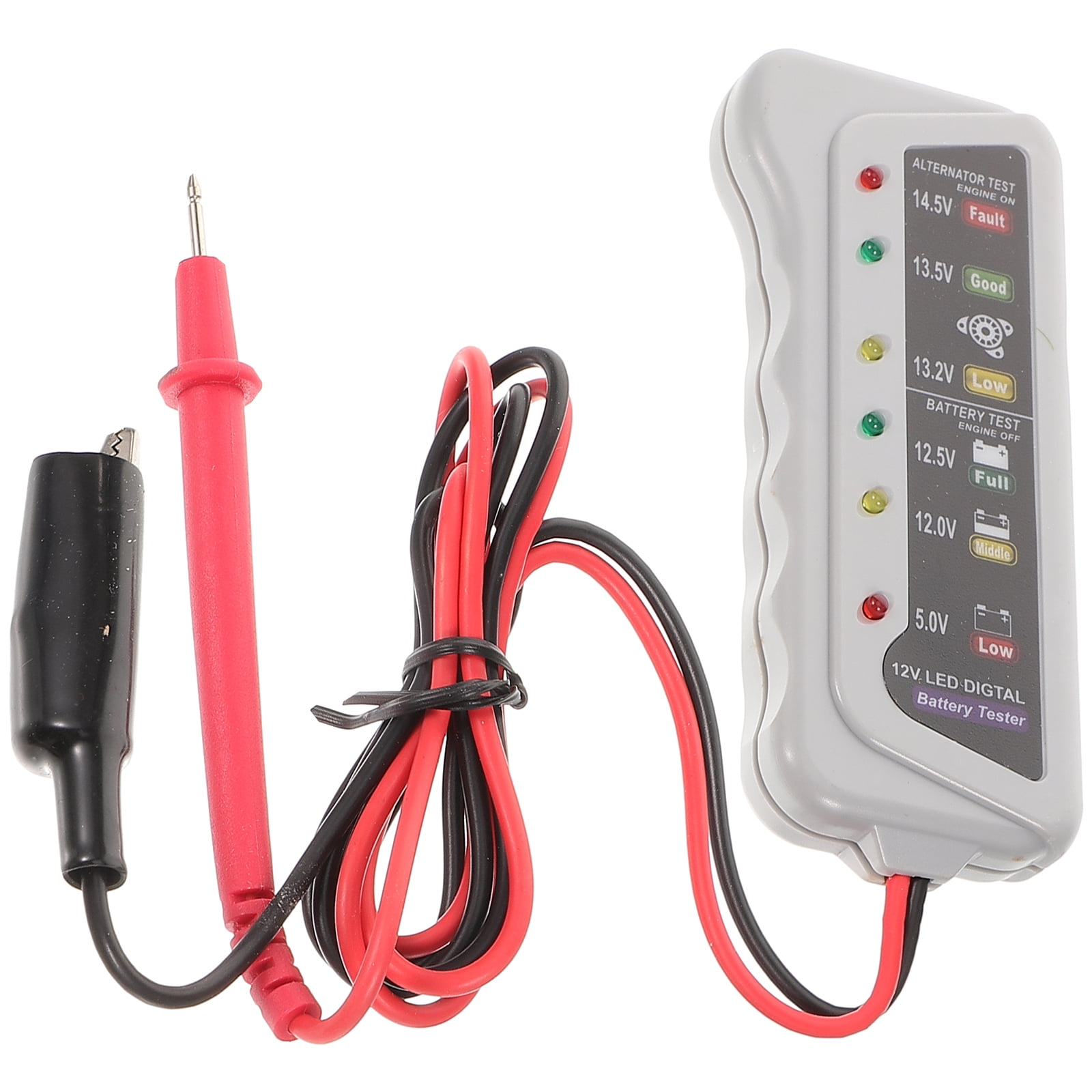 Worgeous Battery Testing Tool Diagnostic Tool Voltage Measurement 1Pc 4 ...