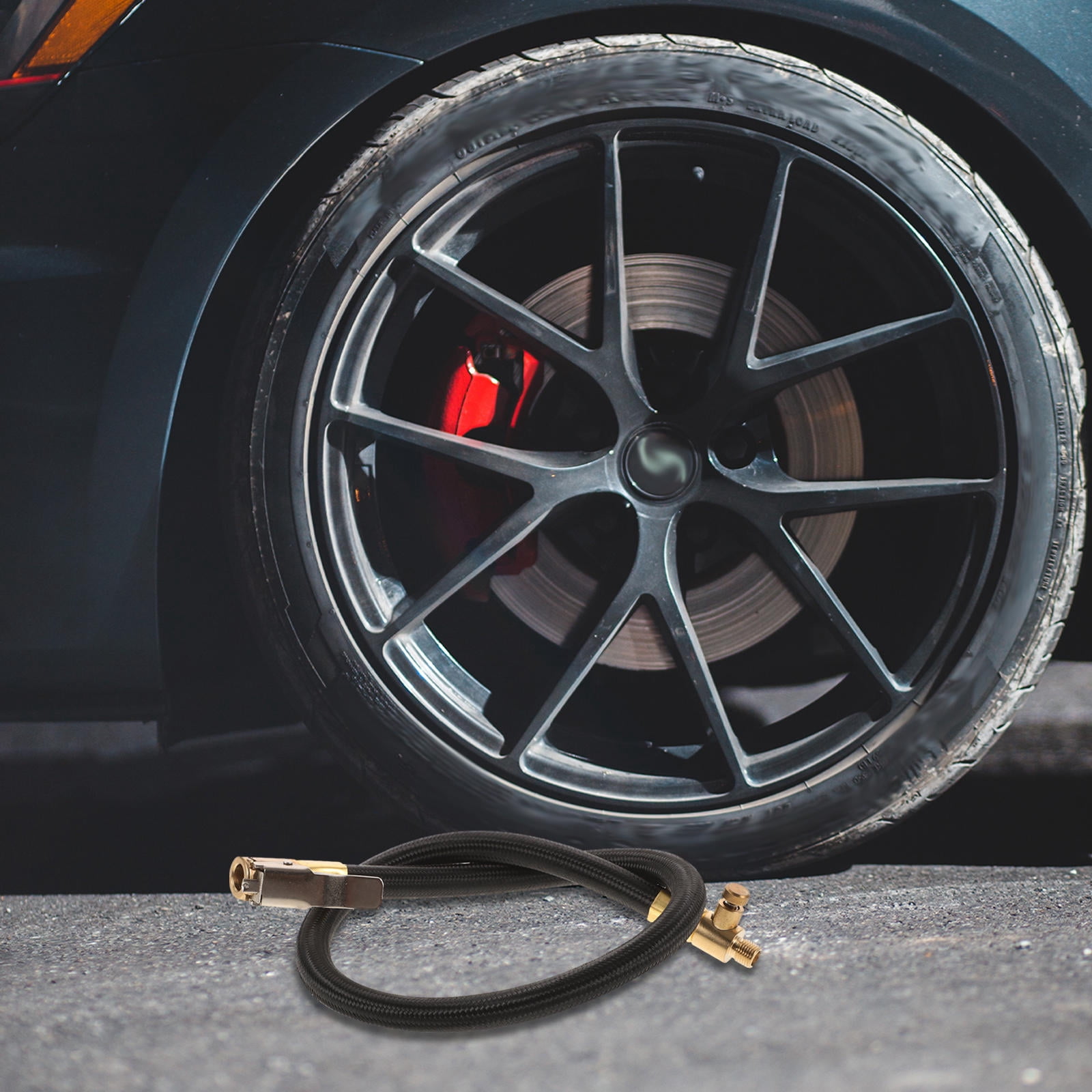 Worgeous Quick Inflation Tube Car Air Pump Extension Tube Portable Tire ...
