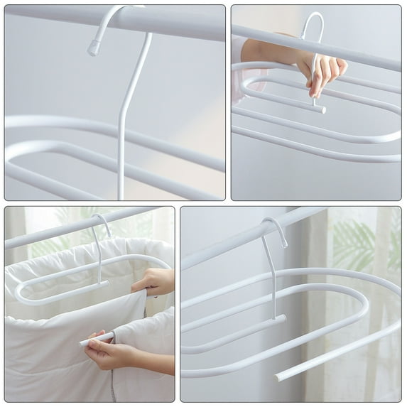 Worgeous Heavy Duty Reinforced Drying Rack Iron 1Pcs White - Walmart.com