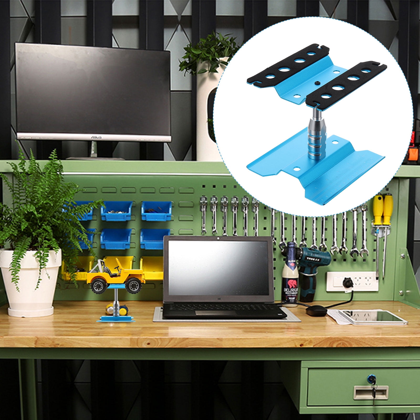Worgeous RC Car Work Stand Aluminum Repair Workstation Rotation Lift ...