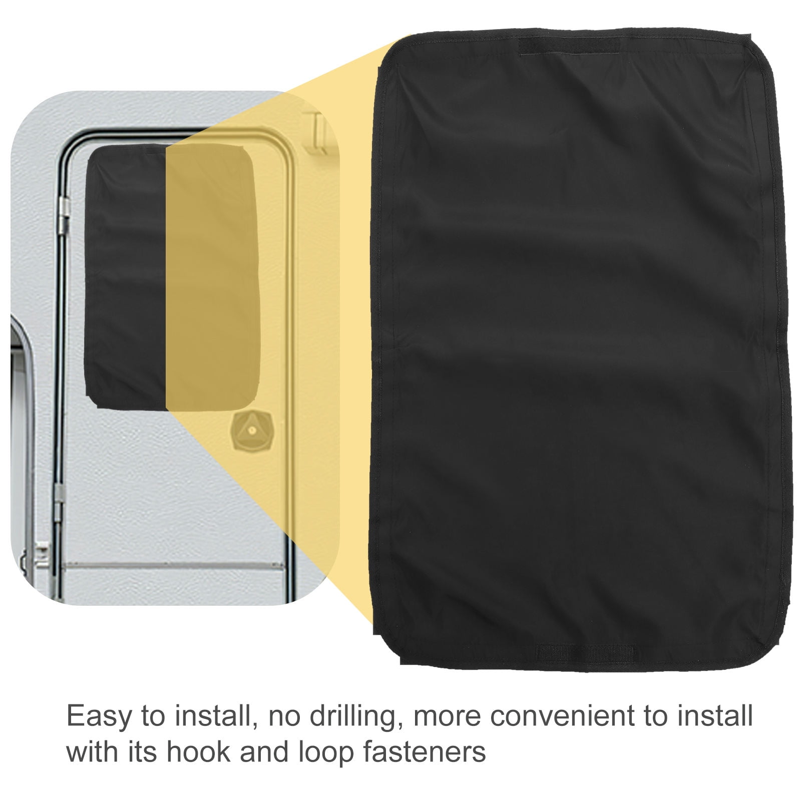 Worgeous RV Door Window Sun Shade RV Shade Cover RV Window Coverings ...