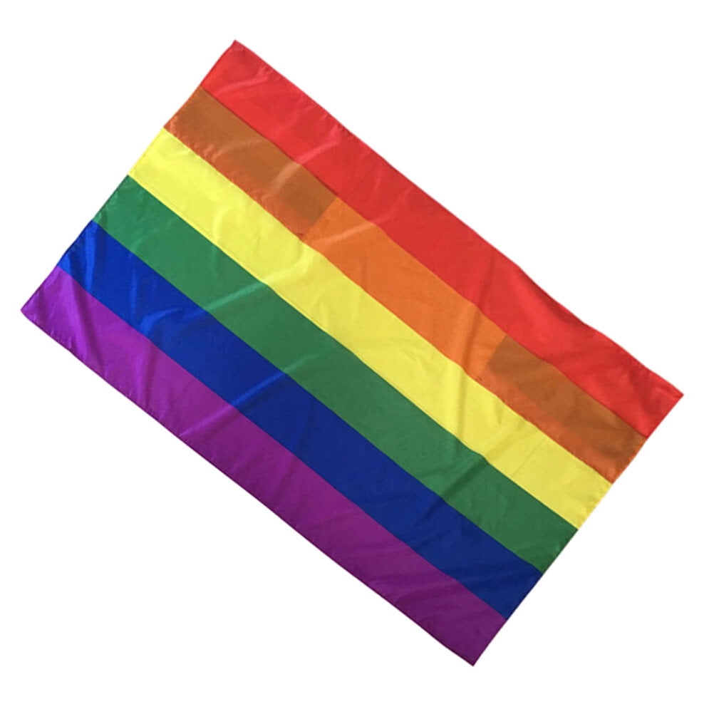 Worgeous Rainbow Flag Cape Polyester Cloak Flag Rainbow Flag Supplies ...