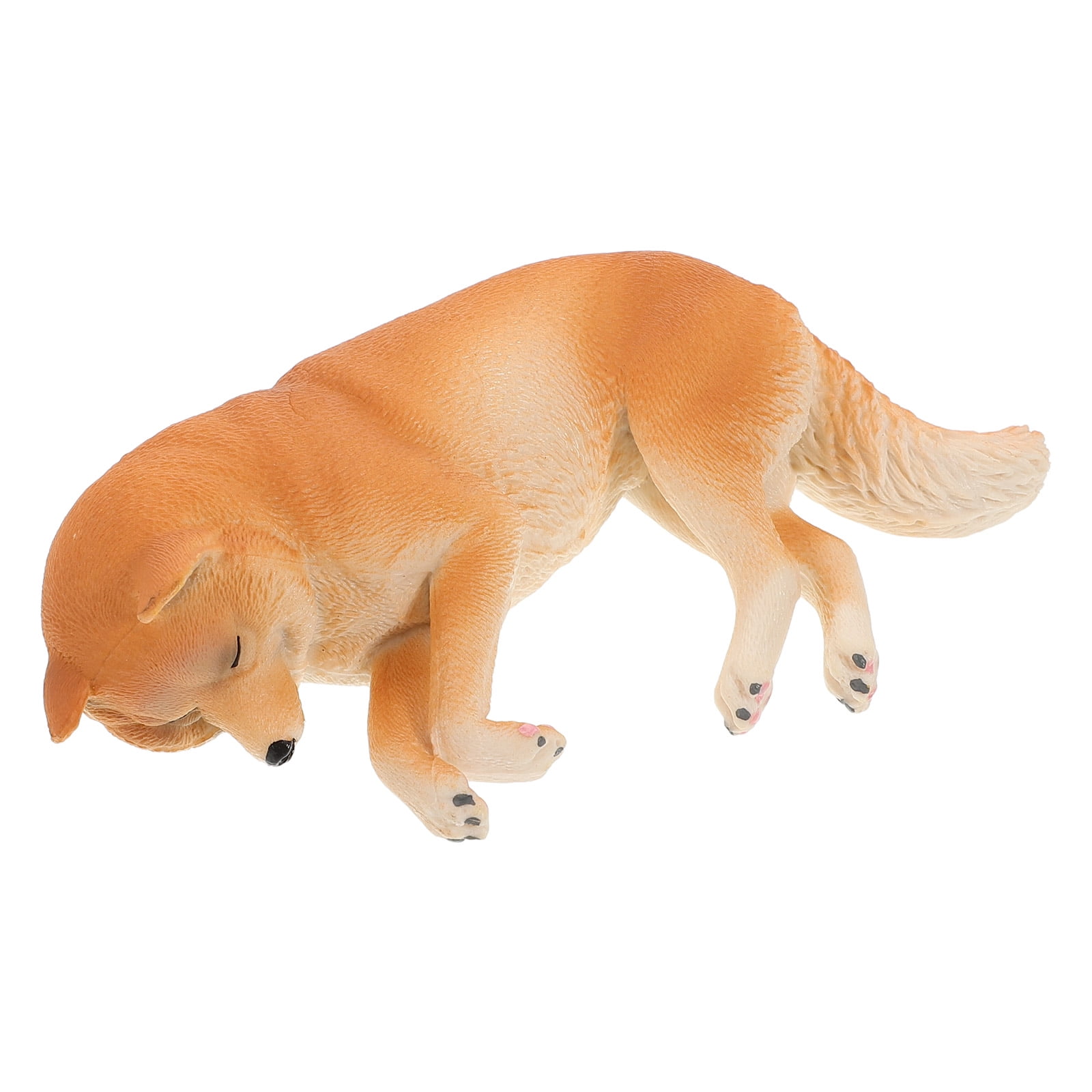 Worgeous Realistic Dog Model Sleeping Puppy Toy Plastic Animal Figurine ...