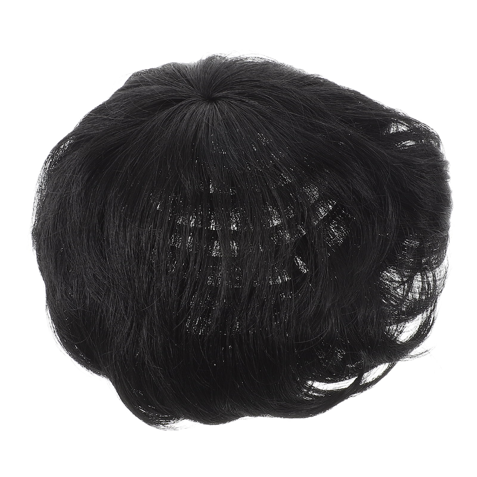 Worgeous Realistic Men Toupee Short Hair Wig For Bald Spots Male ...