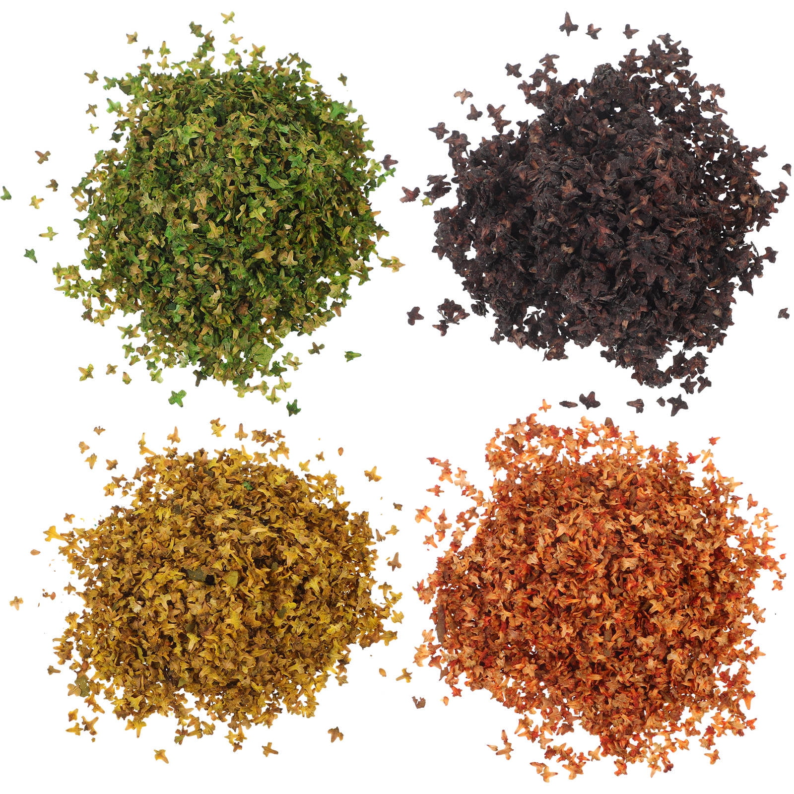 Worgeous Realistic Miniature Leaves for Home Decor Wood Chip Material 4 ...