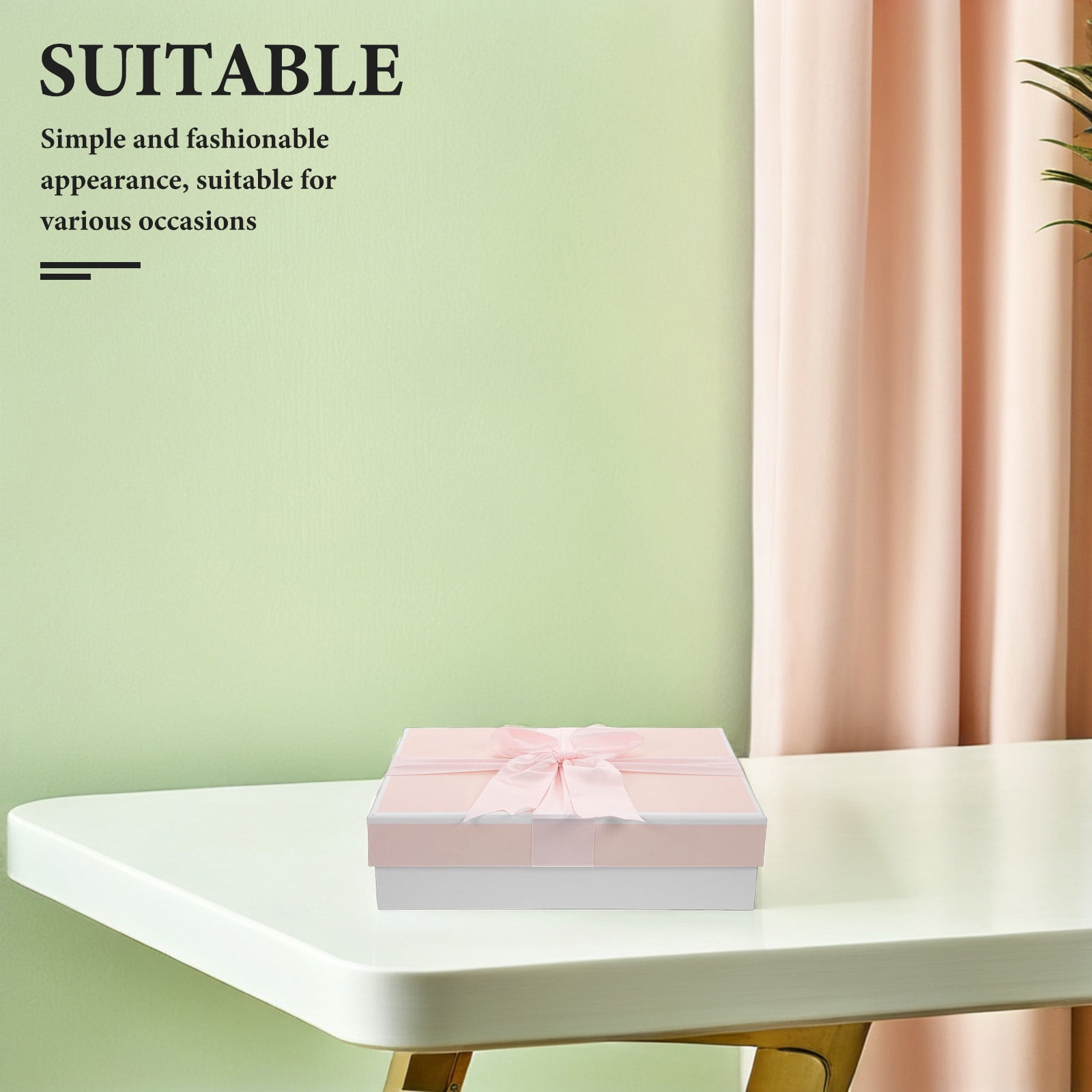 Worgeous Rectangular Present Boxes with Lids Elegant Flower Arrangement ...