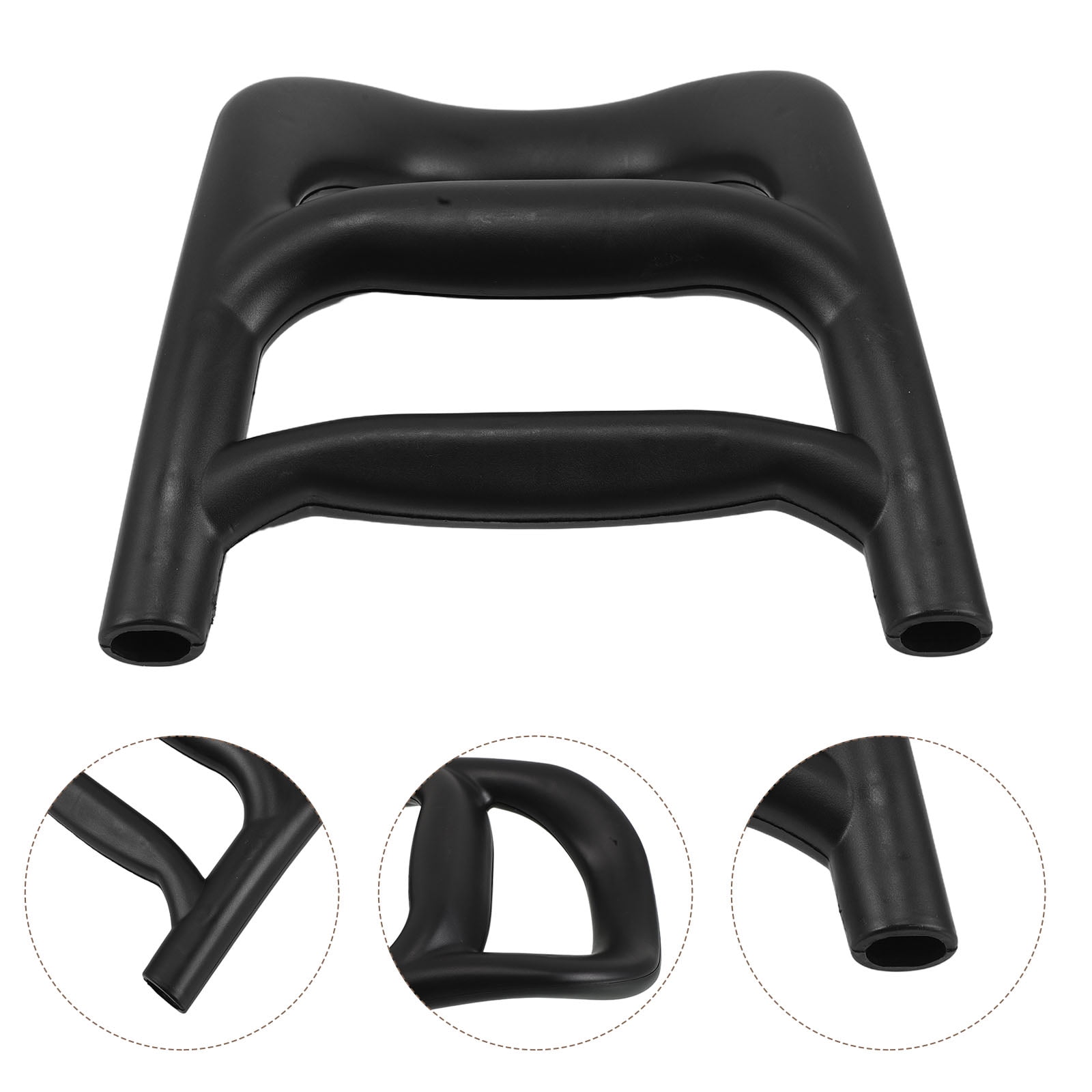 FONDOTIN Trolley Handle Replacement Luggage Handle Black Plastic 1Pack ...