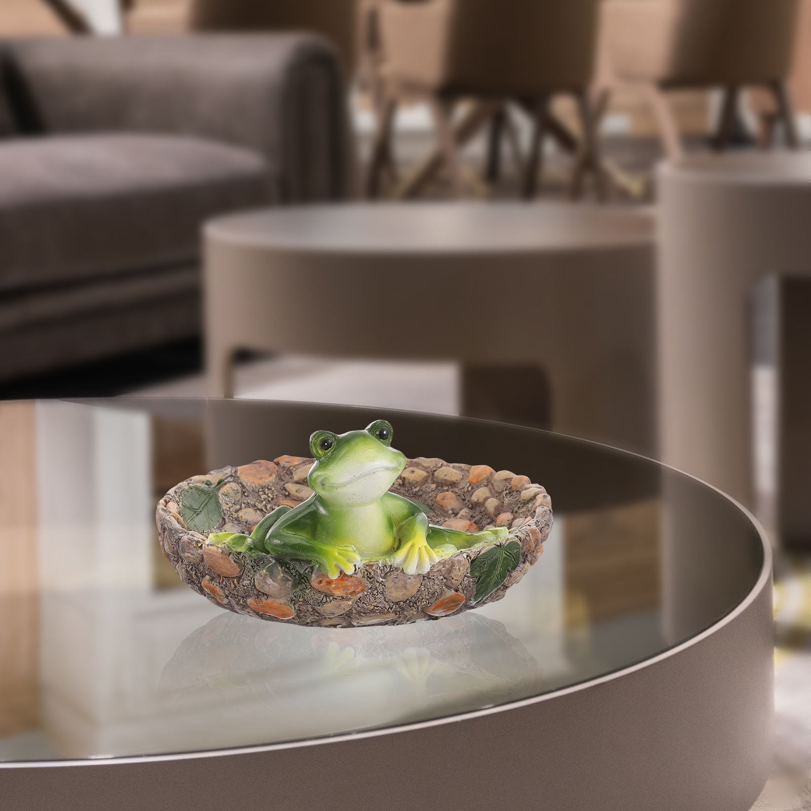 Worgeous Resin Frog Figure Chic Frog Model Adorable Frog Figurine ...