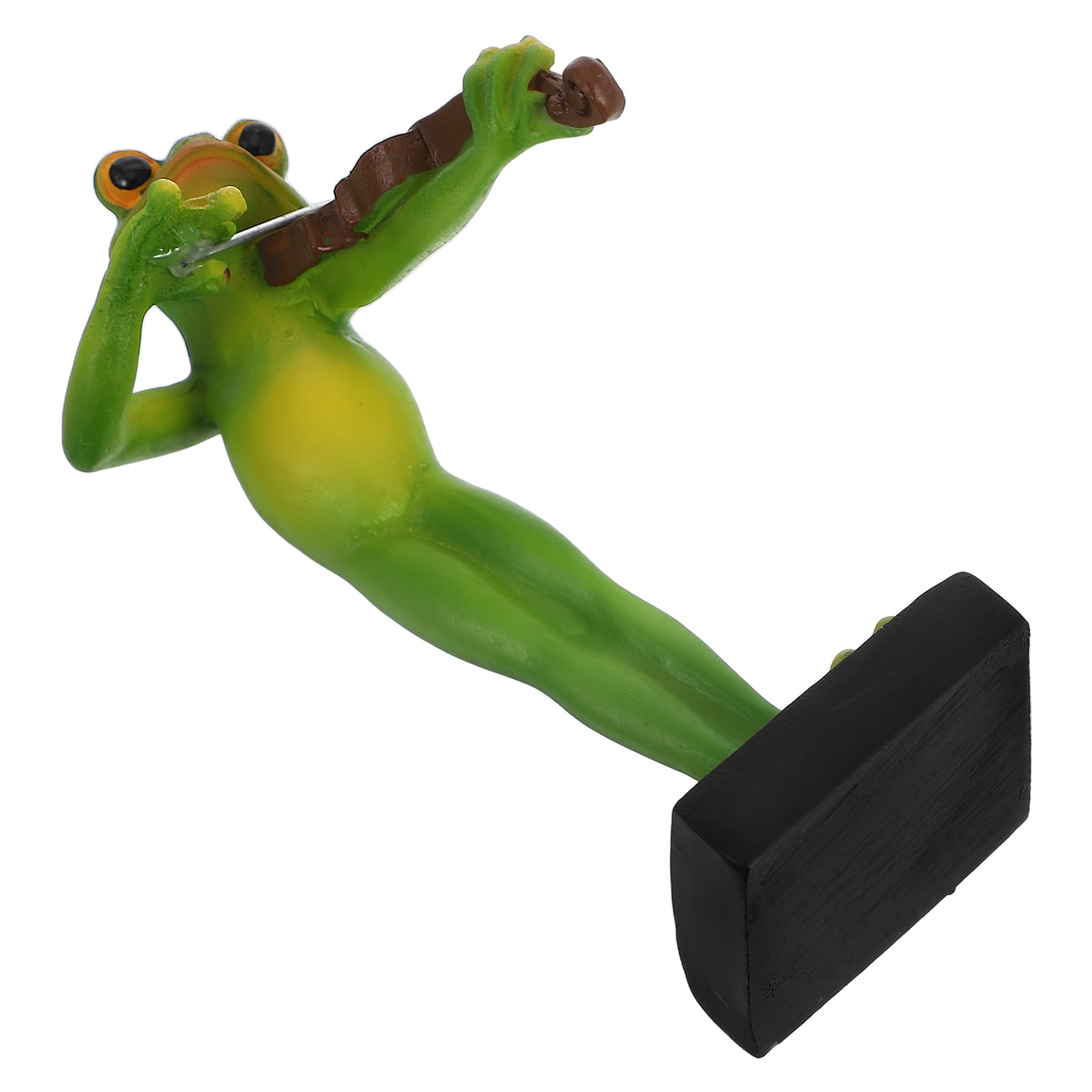 Worgeous Resin Frog Playing Violin Figurine Frog Musical Collectible ...