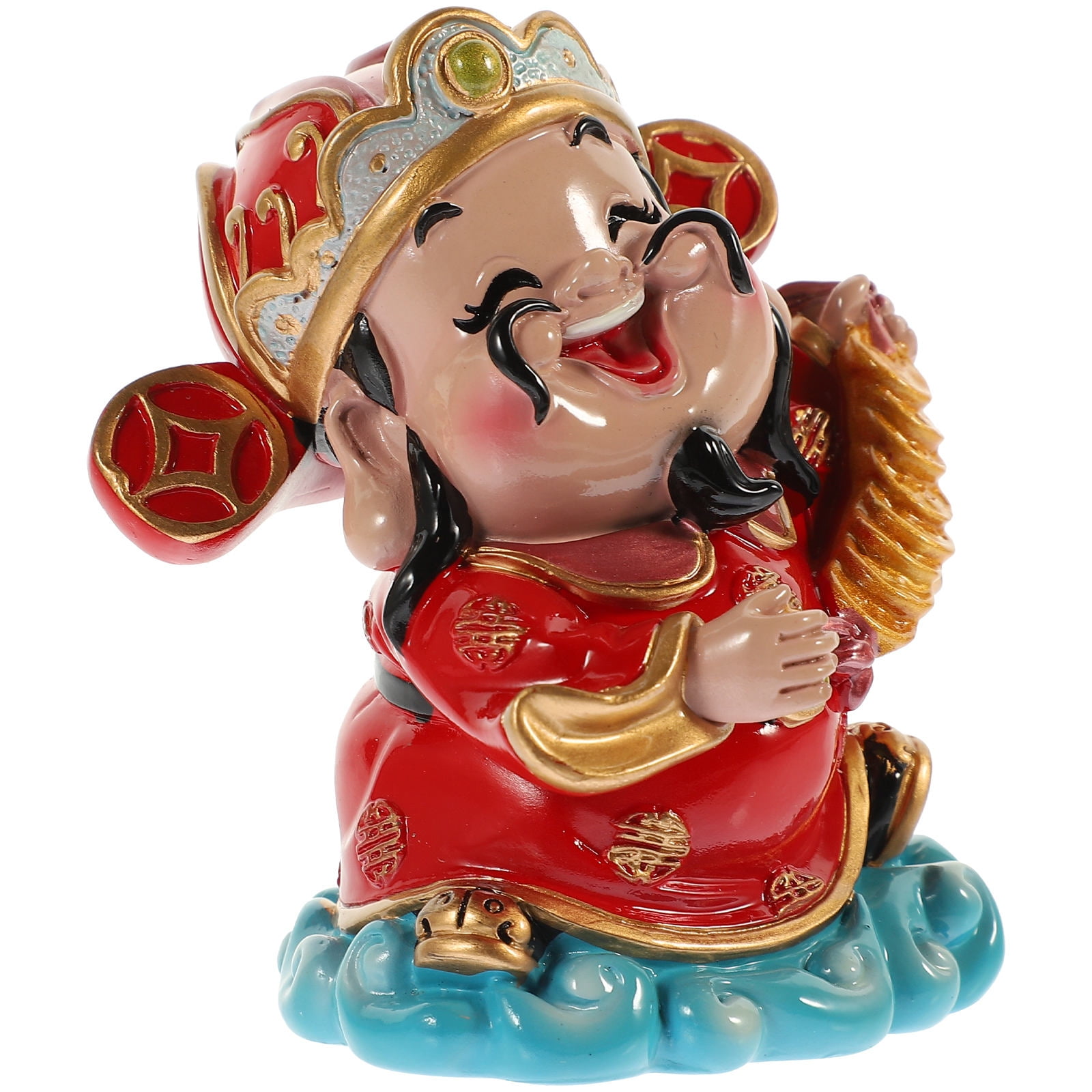 Worgeous Resin Home Decor Fortune God Figurine Decorations Lucky God ...