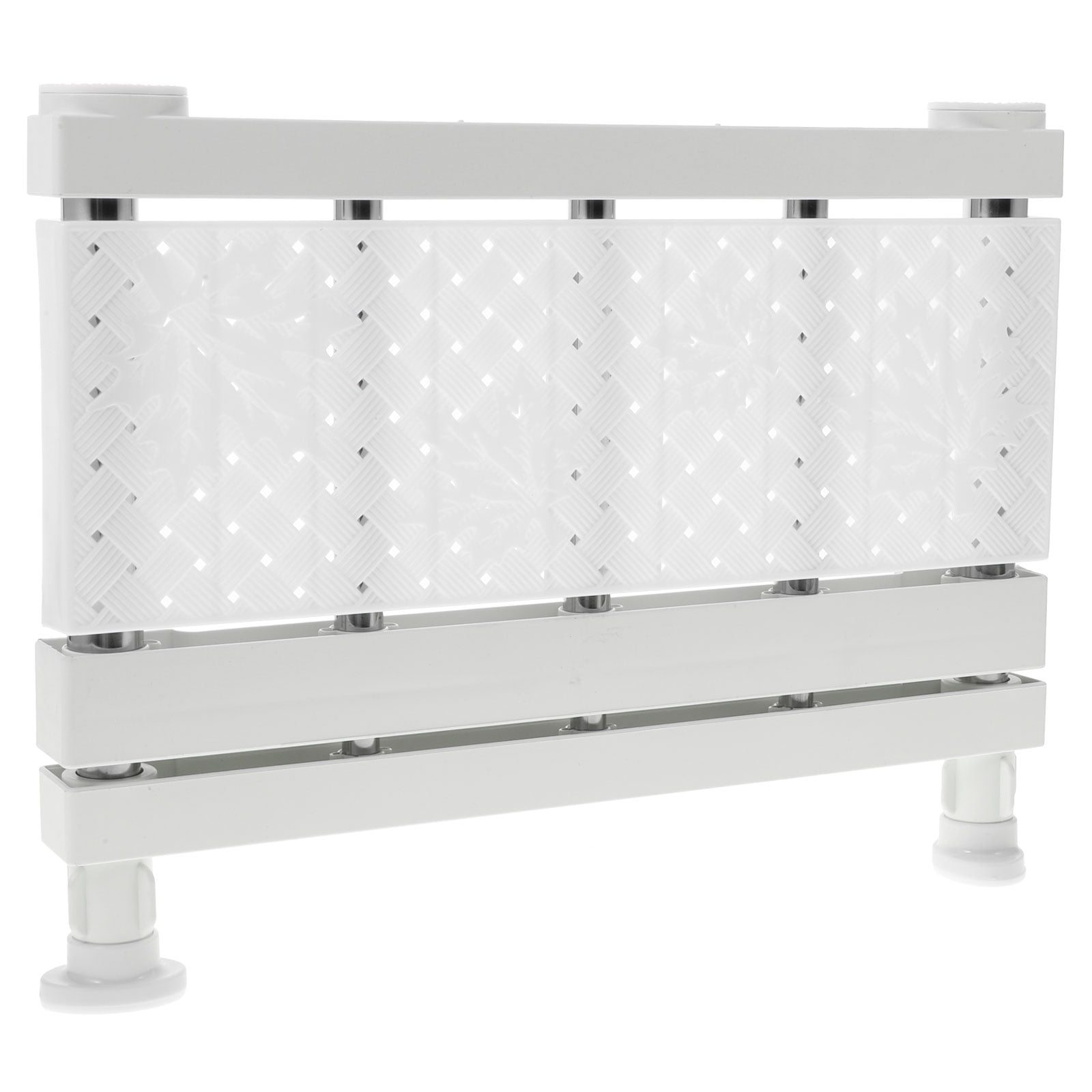 Worgeous Retractable Rack Shelf White HighCarbon Steel and ABS Space ...