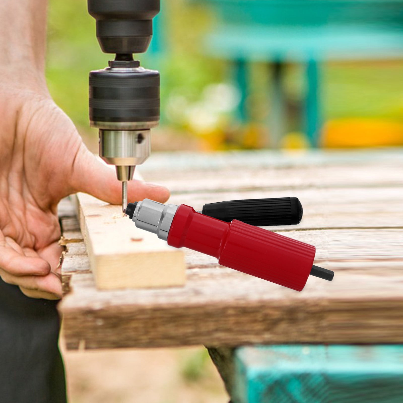 Worgeous Right Angle Drill Attachment Adapter for Drill Use Assorted ...