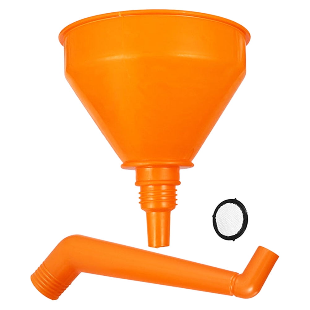 Worgeous Right Angle Funnel Plastic Car Funnel Engine Oil Fluids ...