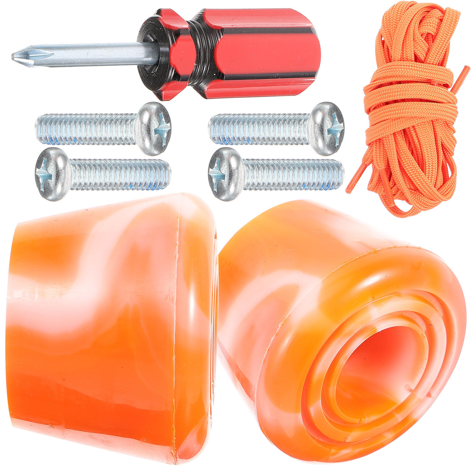 Worgeous Roller Brake Head Skate Brakes Stopper Orange Toe Plugs Man ...