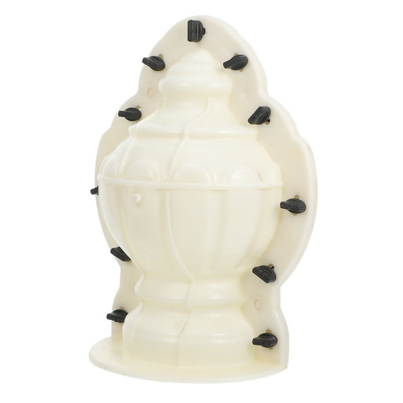 Worgeous Roman Column Sphere Mold for Garden Decor Beige PP Material ...