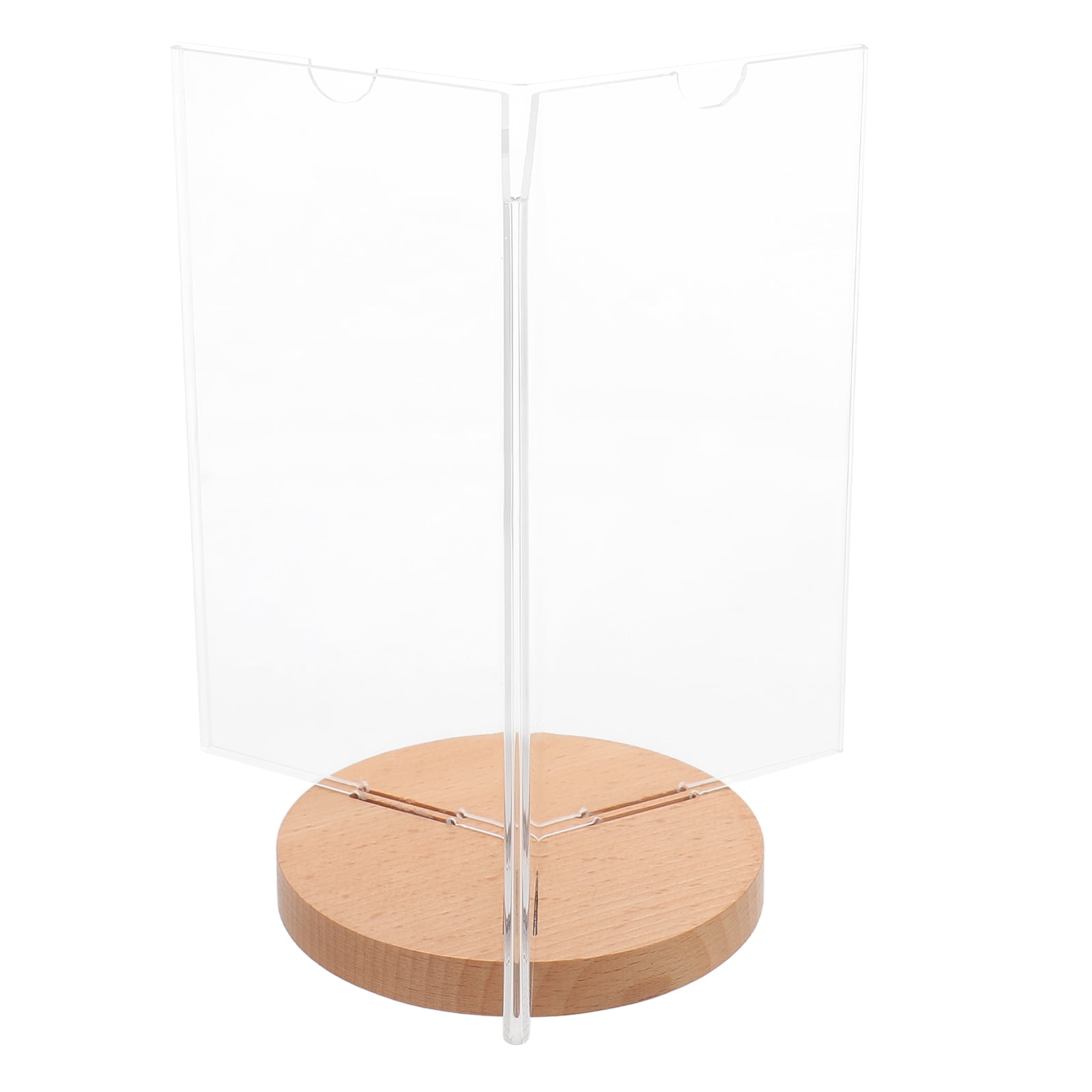 Worgeous Rotary Menu Stand Desktop Menu Holder Multi-side Menu Sign ...