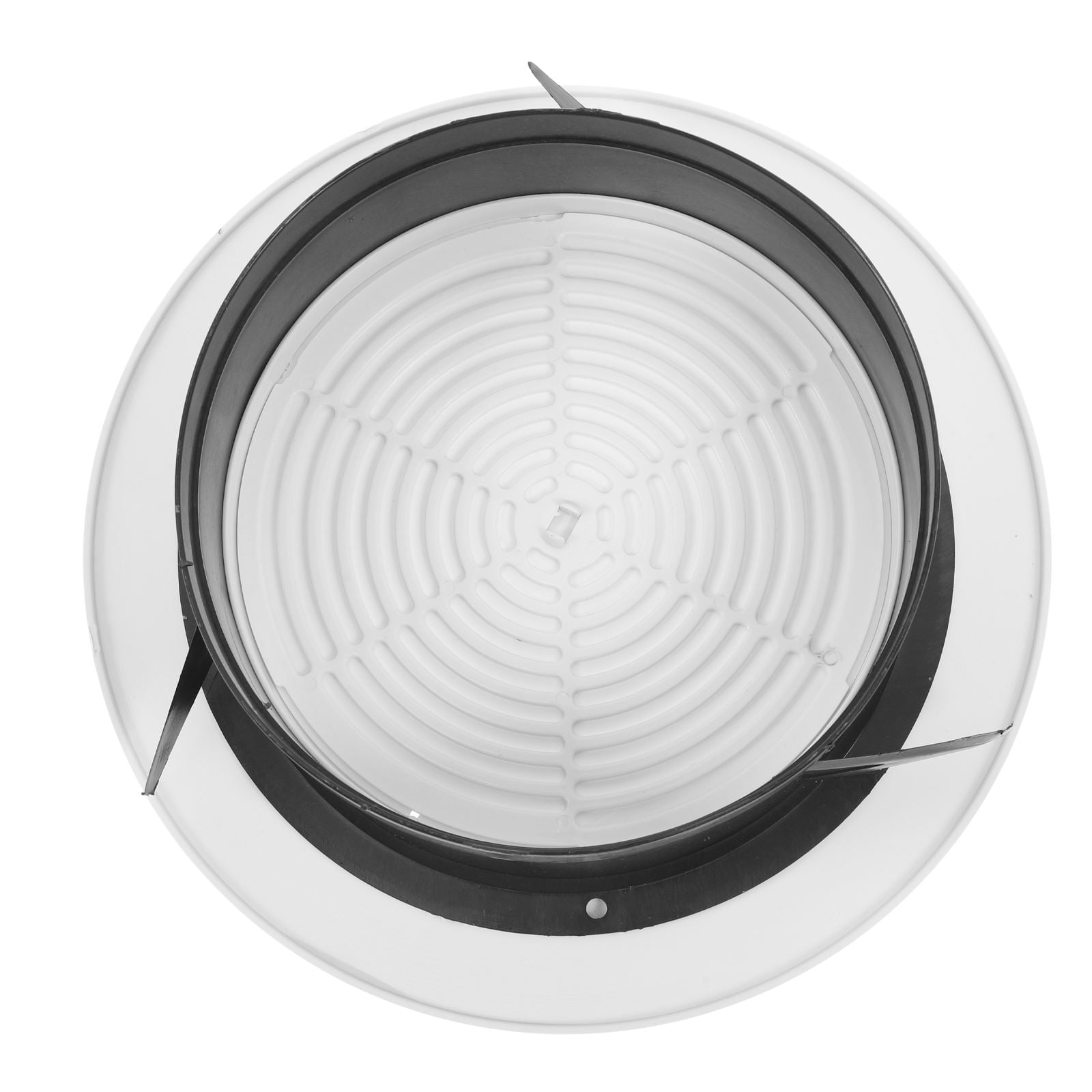 Worgeous Round Soffit Air Vent Cover with Adjustable Louver ABS Ceiling ...