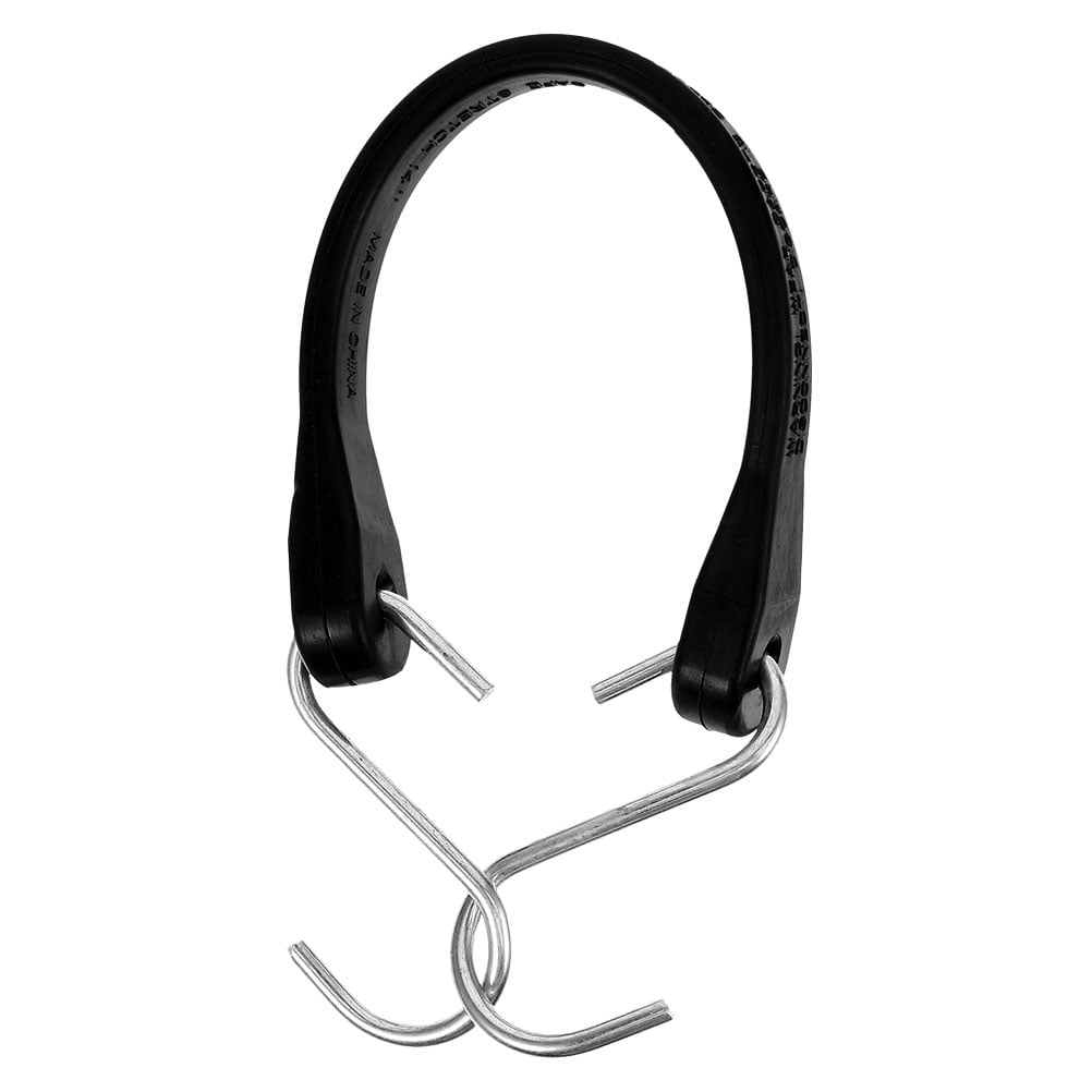 Worgeous Rubber Bungee Hook Rope Tarp Straps Heavy Duty Outdoor Black ...