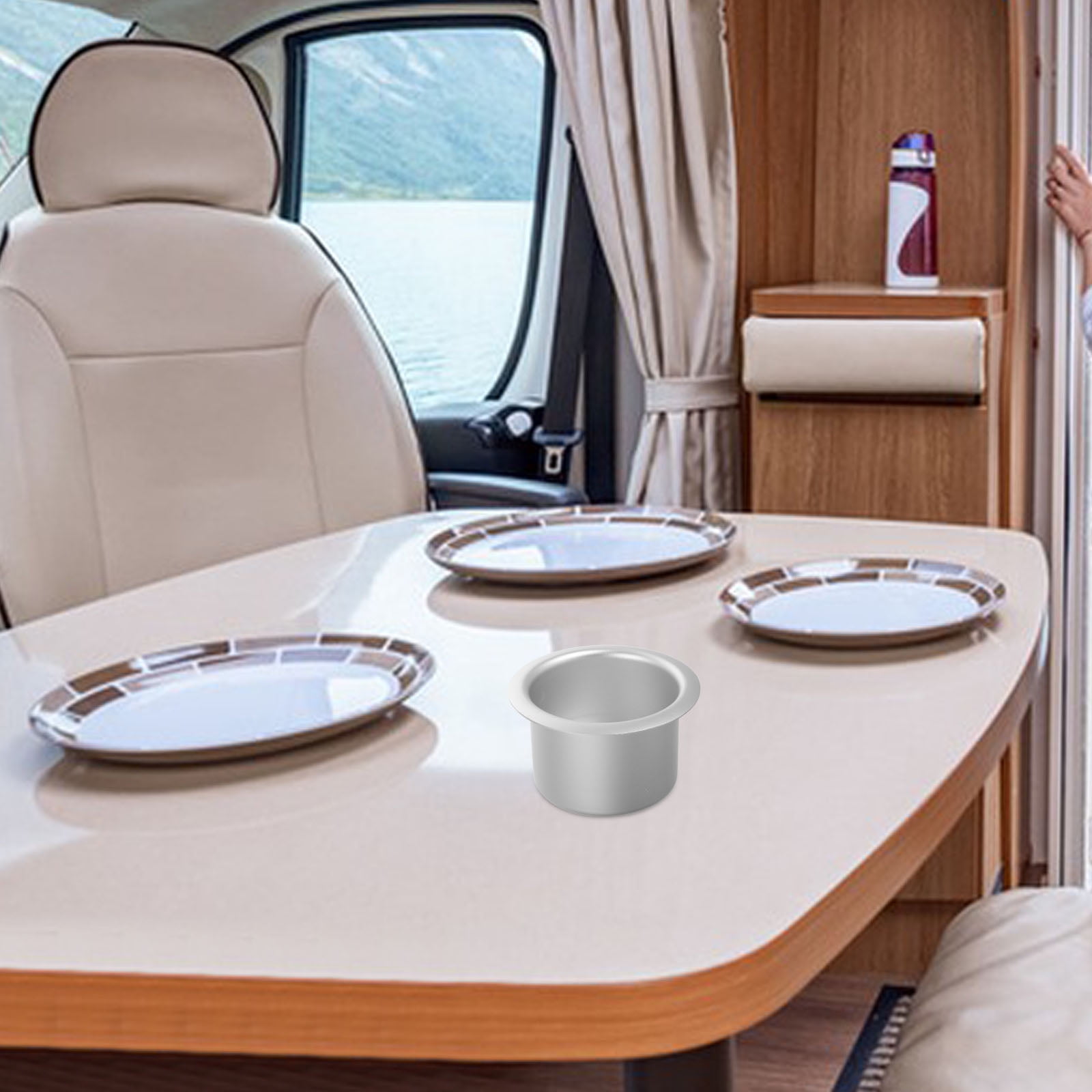 Worgeous Rv Cup Holder Insert Boat Metal Cup Holder Trucks Beverage ...