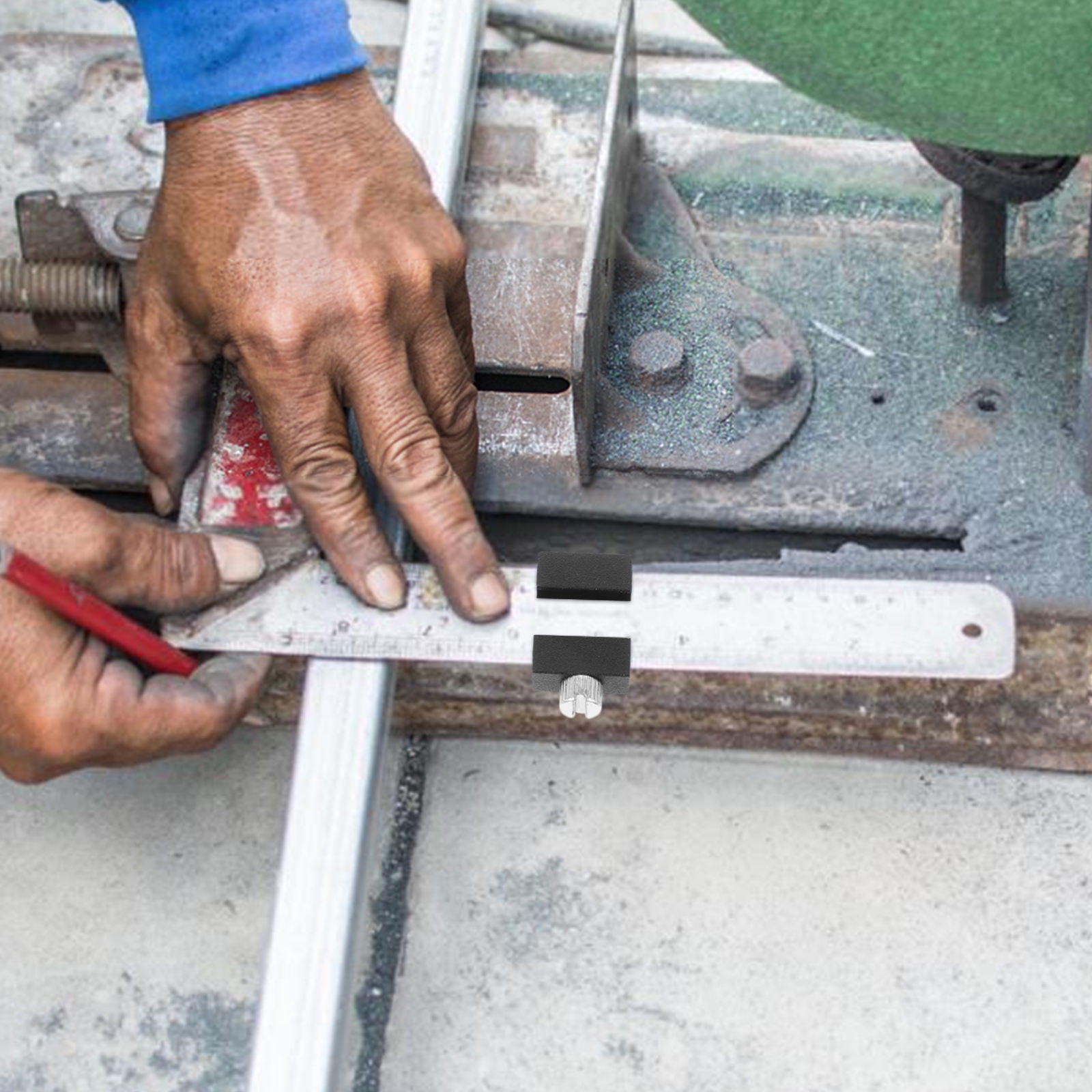 Worgeous Scribing Locator Ruler Sliding Block Woodworking Square ...