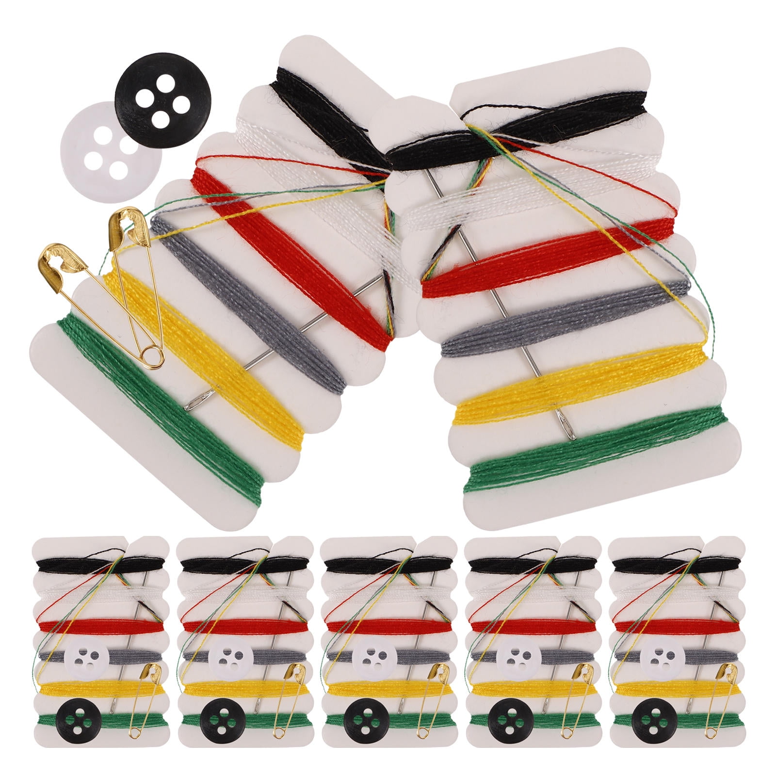 Worgeous Sewing Thread Kit with 100 Packs of Tools Including Needle ...