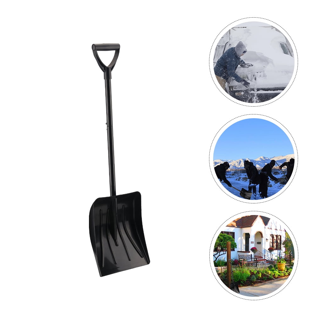 Worgeous Shovel Aluminum Retractable Snow Scoop Telescope Child Black ...