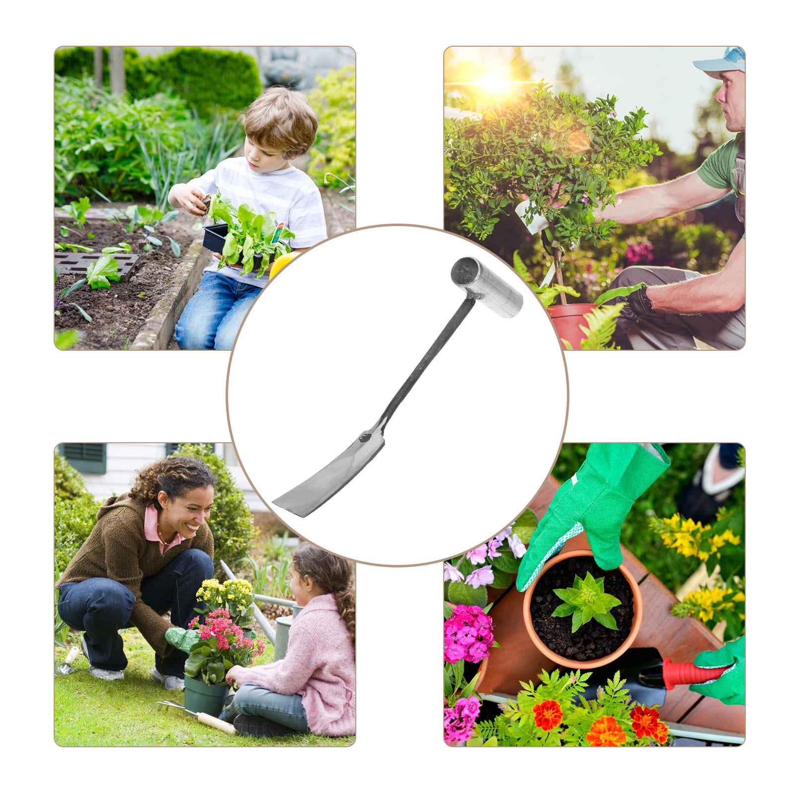 Worgeous Garden Hand Weeding Trowel Iron 1Pcs 13.8x4.3in - Walmart.com