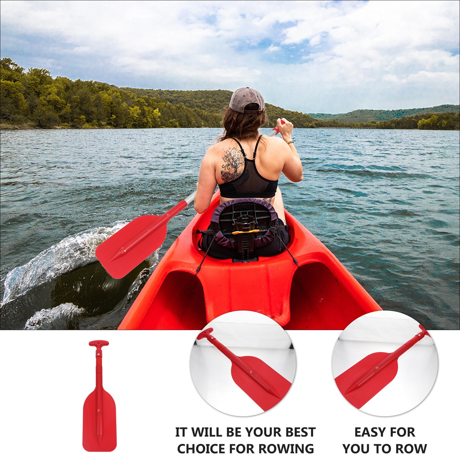 CIMAXIC Paddle Oar Paddle for Boating 1Set - Walmart.com