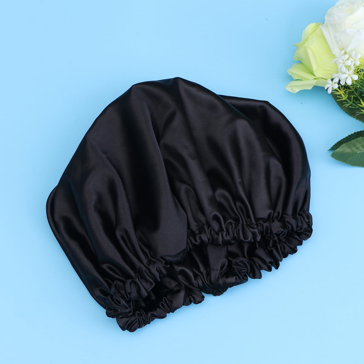 Worgeous Silk Double Satin Sleeping Drawstring Hair Organizing Hat ...