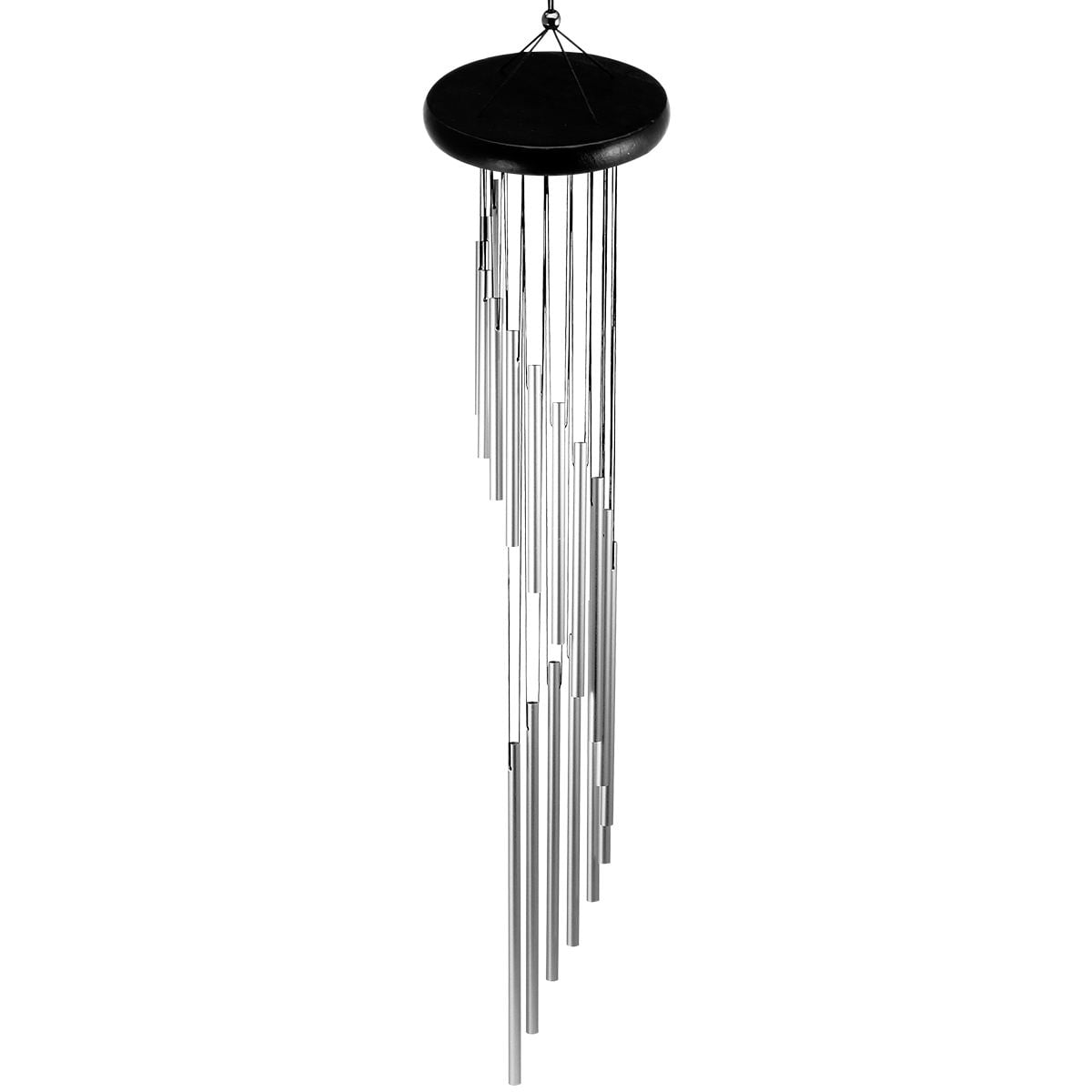 Worgeous Silver Decorative Wind Chime with Rotating Design for Garden ...