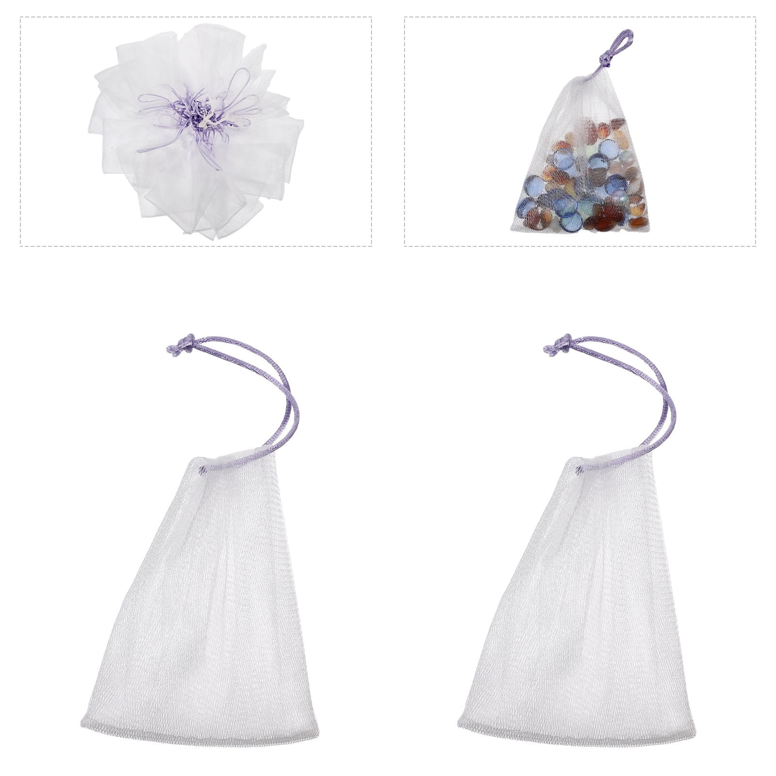 Worgeous Soap Foaming Net for Home Use Made of Nylon Multi Color with ...