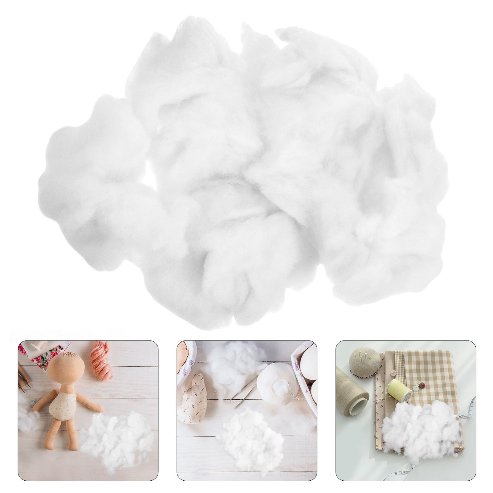 Worgeous White Cotton Filling for Stuffed Animals Toys Soft Pillow ...