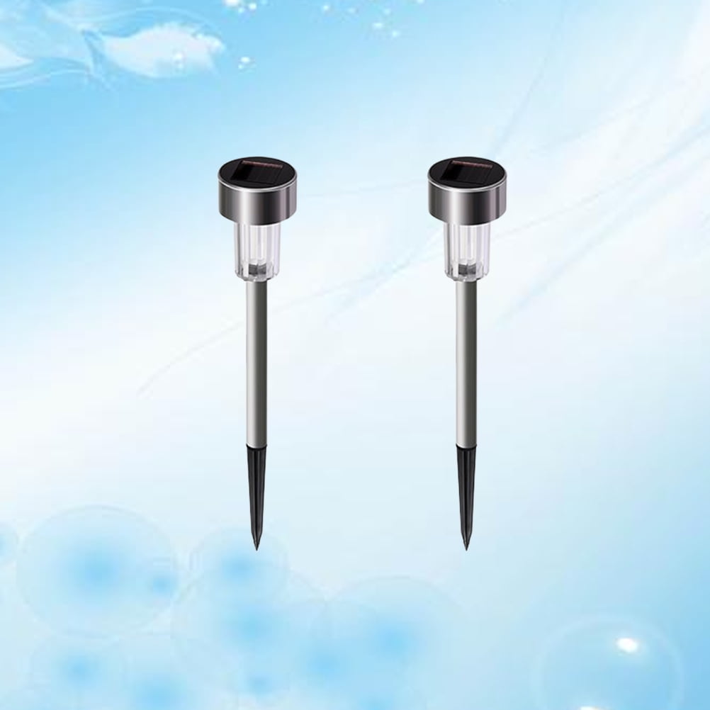 Worgeous Solar Powered LED Tube Lights for Outdoor Pathway Garden ABS ...