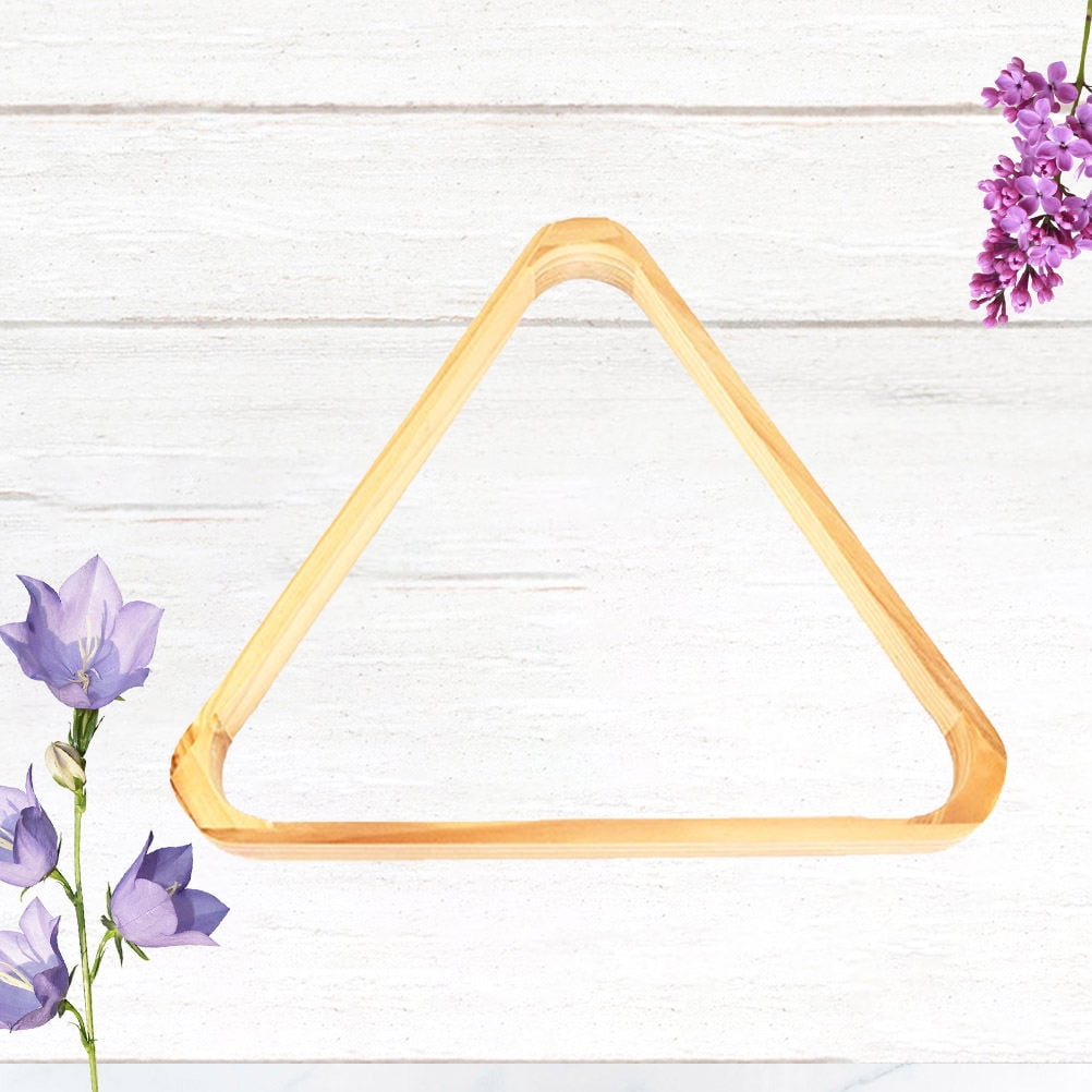 Solid Color Wooden Triangle Rack for Snooker Pool Billiards 2pcs ...