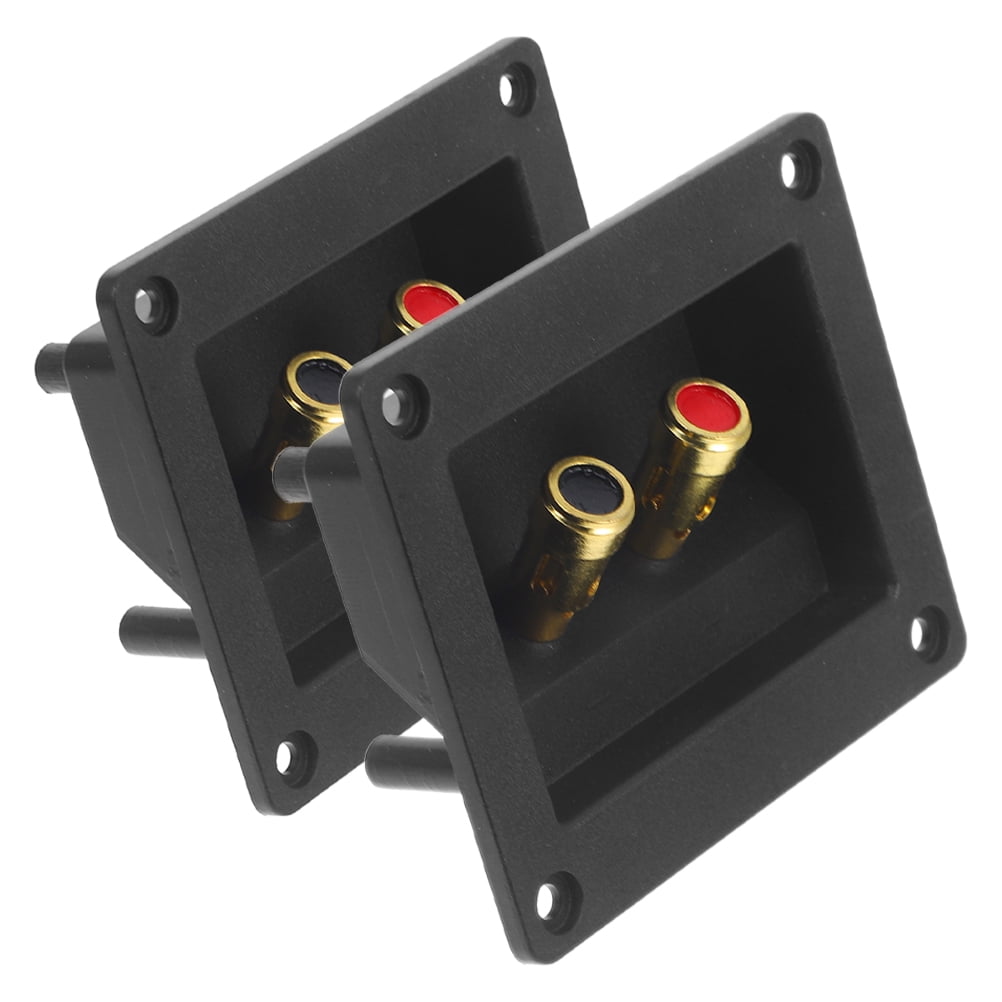 Worgeous Speaker Terminal Box 2pcs DIY 2-Way Speaker Binding Post ...