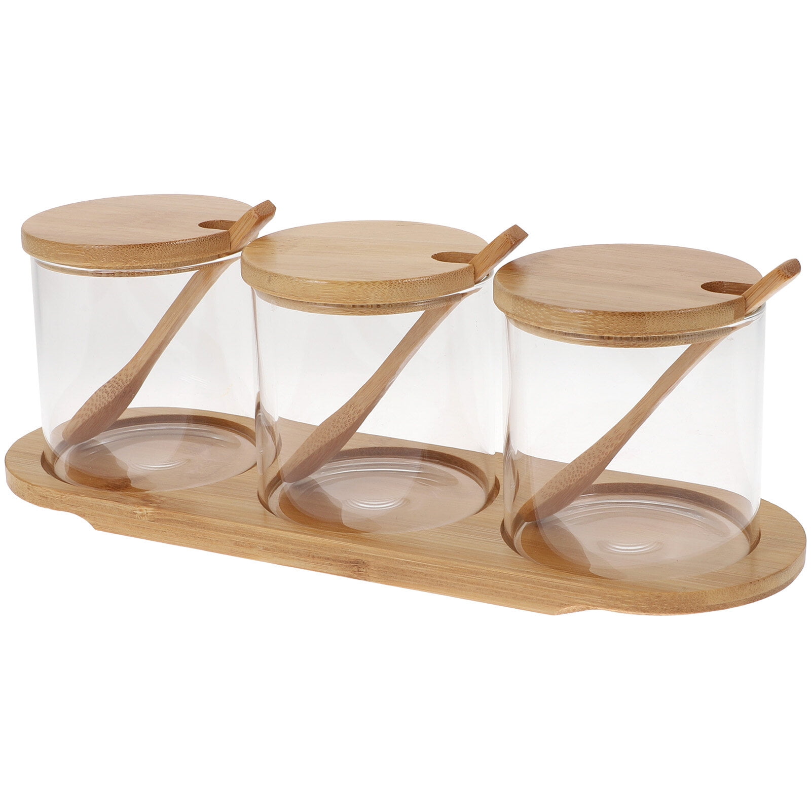 Worgeous Sponge Glass Spice Jar Multi-purpose Condiment Jar 28.3x12cm ...