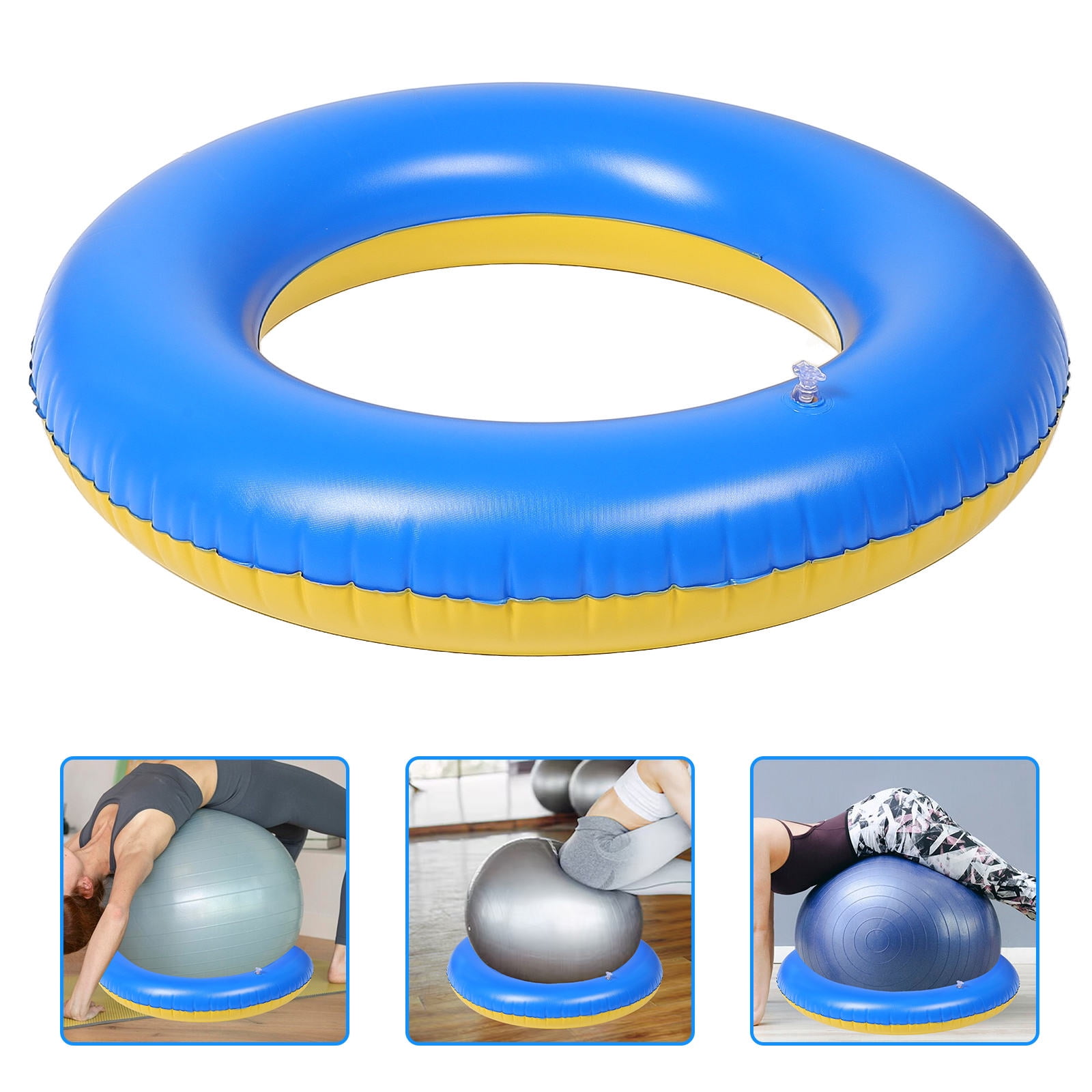 Worgeous Stability Chair Stand with Inflatable Base Anti-Burst Yoga ...