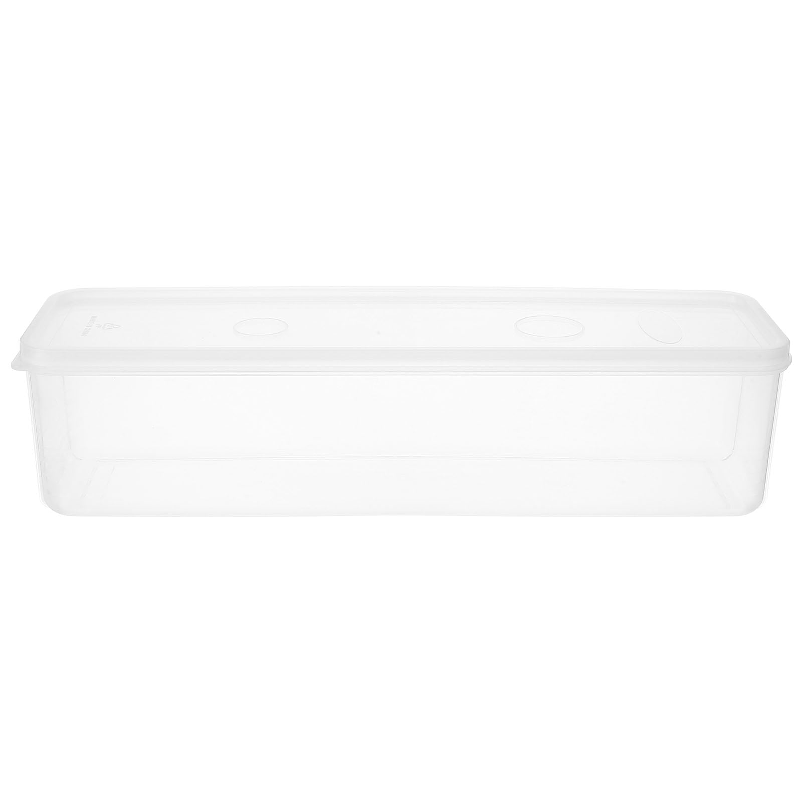 Worgeous Stackable Pantry Bins Plastic Spaghetti Container Transparent ...