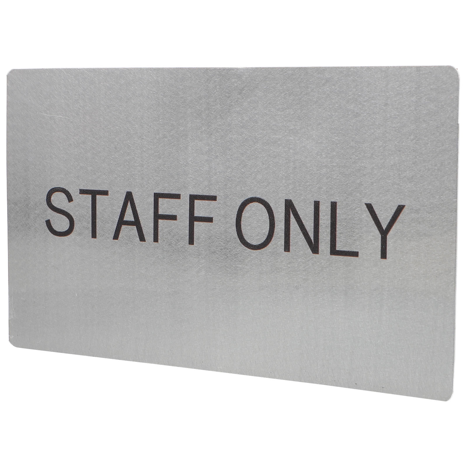 Worgeous Staff Only Plate Wall Mount Door and Wall Sign Restaurants ...