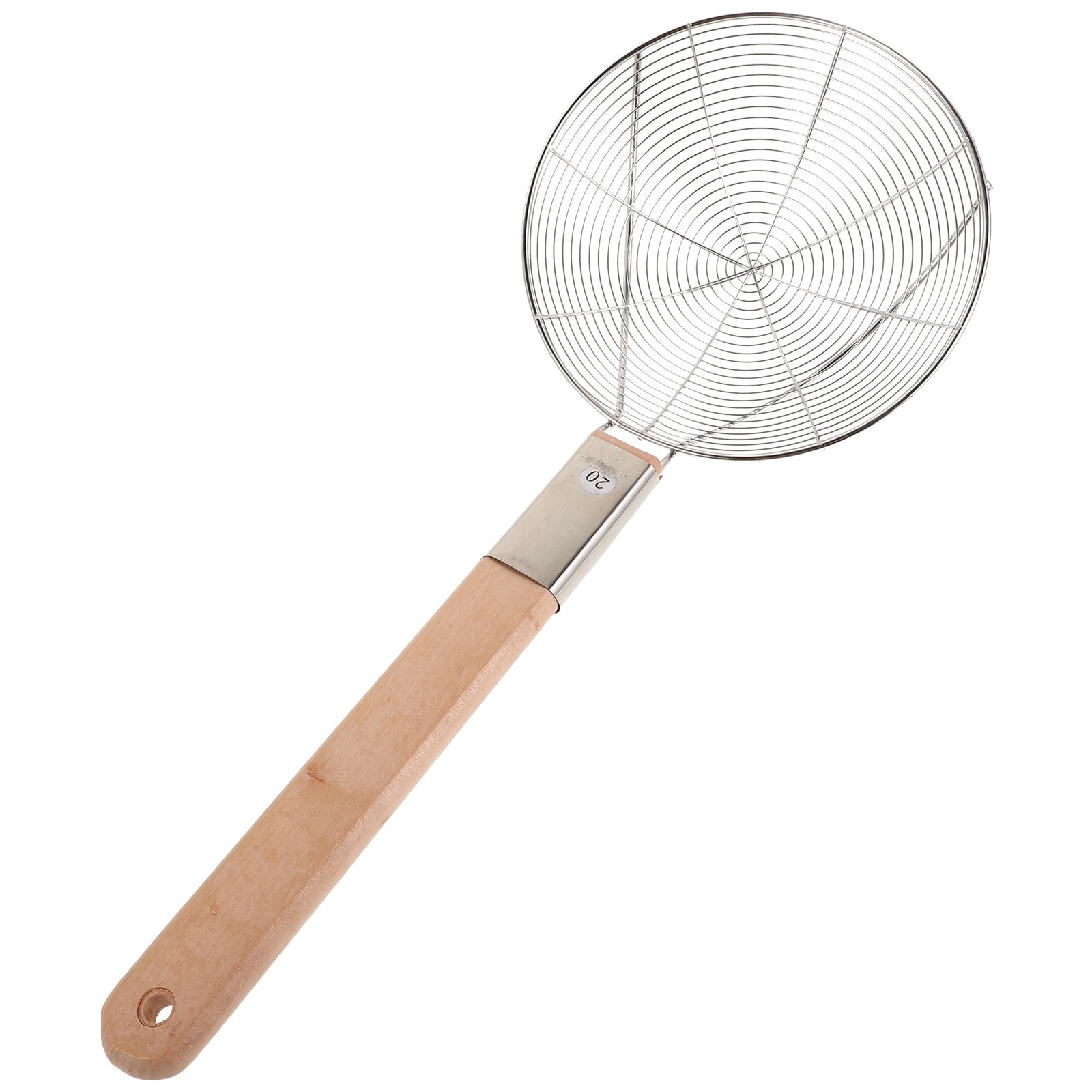 Worgeous Stainless Steel Wire Skimmer Spoon With Handle Strainer Ladle ...